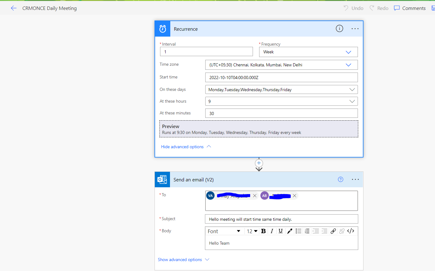 How To Create A Scheduled Flow In Power Automate Power Automate Create Scheduled Flow Crmonce 7619