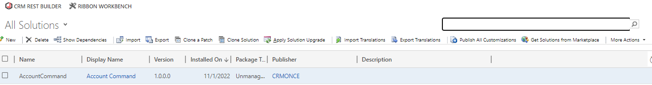 Ribbon Workbench For Dynamics 365 Add A Custom Button On Entity Form In Account With Url Action