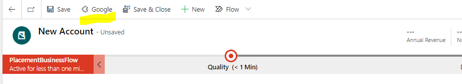 Ribbon Workbench For Dynamics 365 Add A Custom Button On Entity Form In Account With Url Action