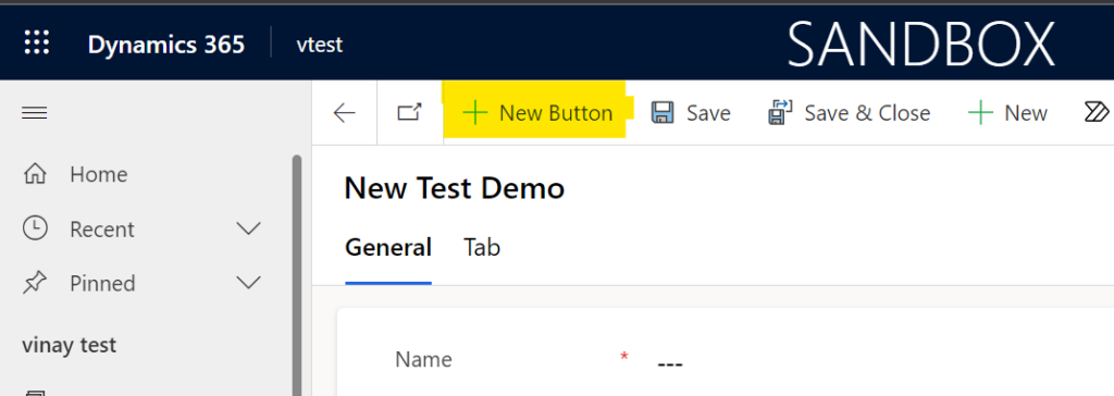 How To Add Custom Button Using Command Bar Within Power Apps Crmonce