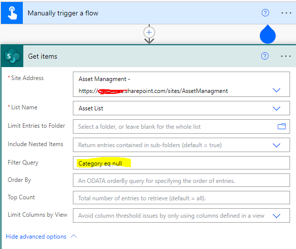 How To Check Null Value In Odata Filter Of Get Items Action In Power Automate Crmonce
