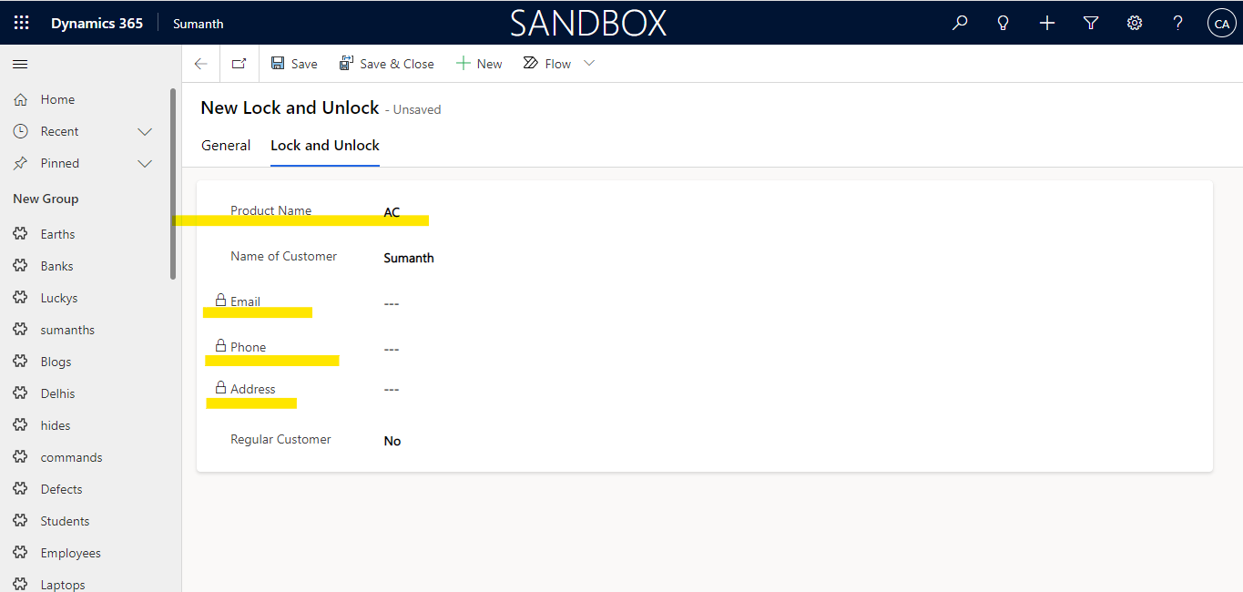 Lock And Unlock Fields By Using Javascript In Dynamics 365 Crmonce