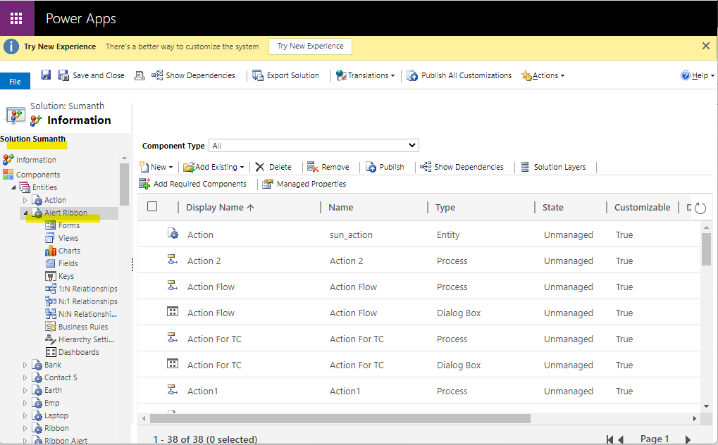 Alert Message In Ribbon Workbench Custom Button Using Javascript Crmonce