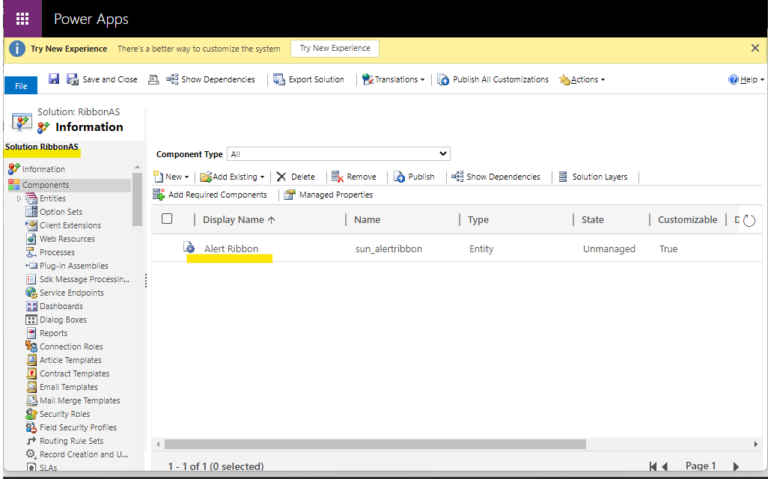 Alert Message In Ribbon Workbench Custom Button Using Javascript Crmonce