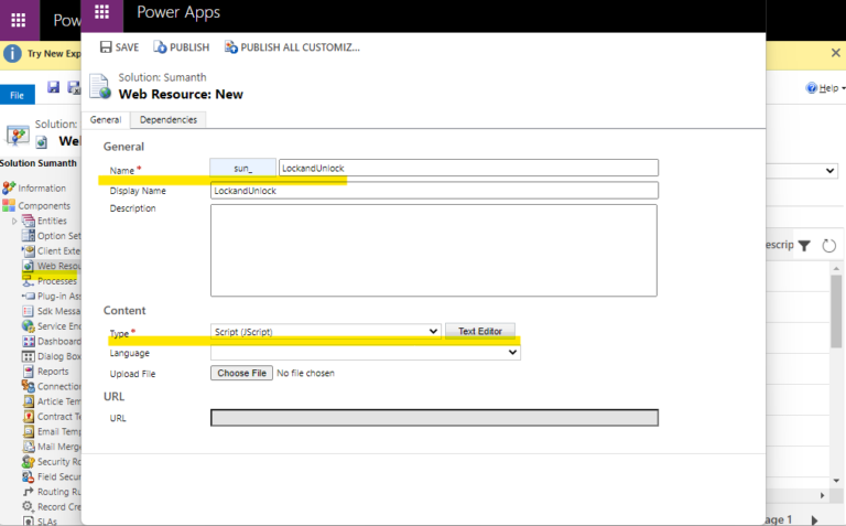Lock And Unlock Fields By Using Javascript In Dynamics 365 Crmonce 3966