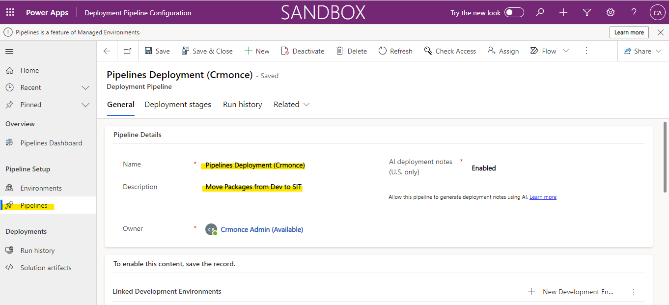 How To Deploy Solutions Using Pipelines In Power Platform Crmonce